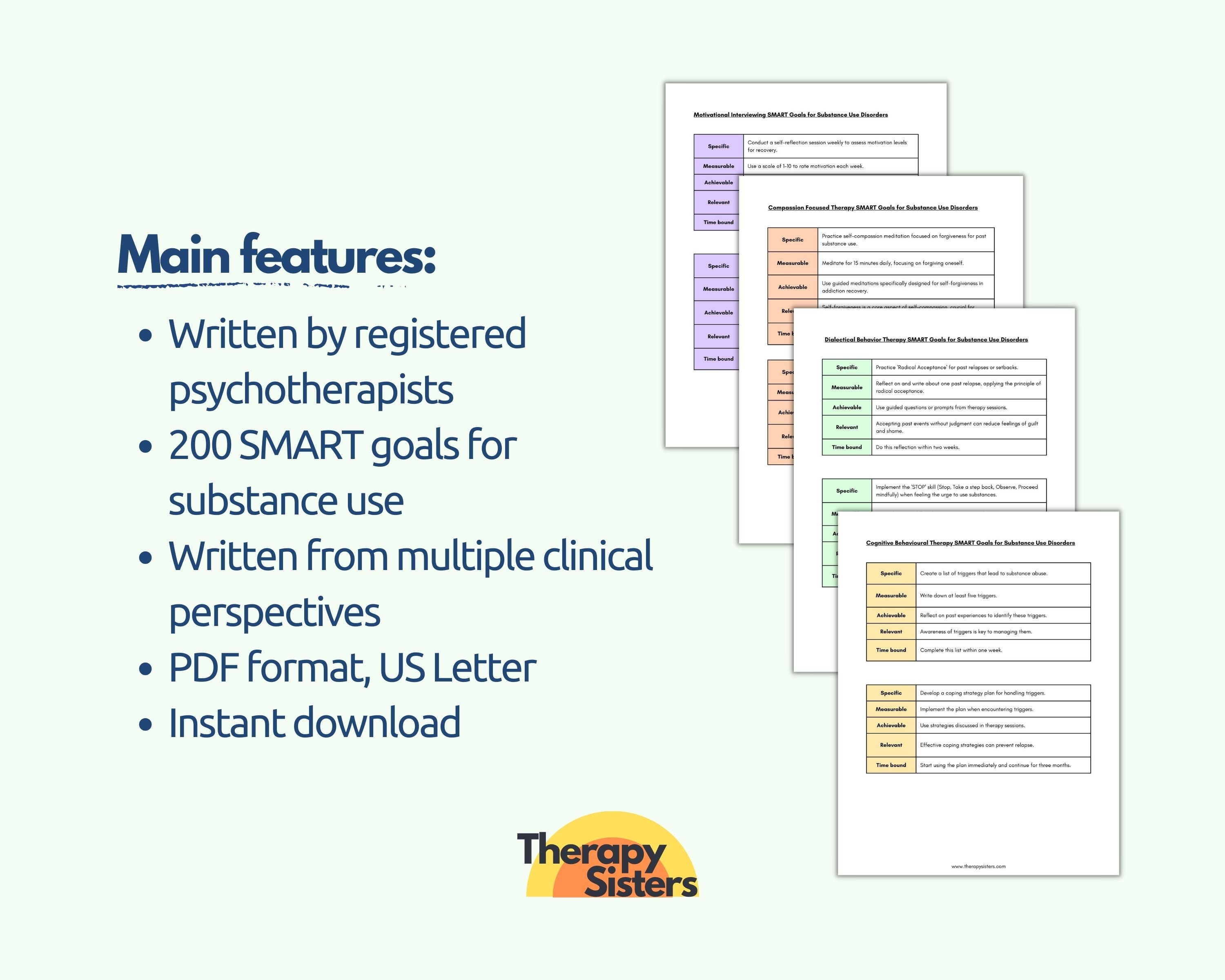 SMART Goals for Sobriety and Addiction Treatment Planning Substance ...