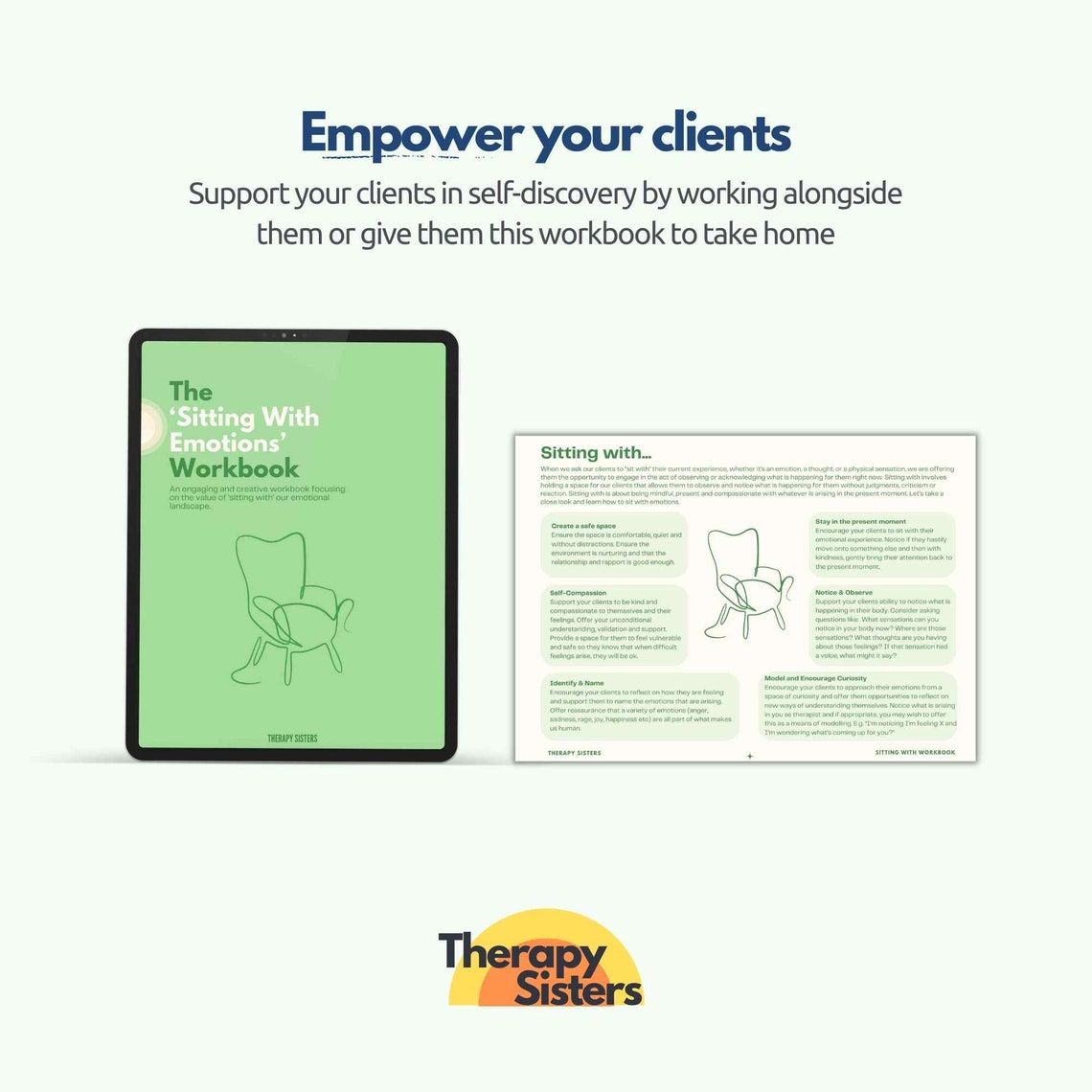 Sitting With Emotions Worksheets for Professionals Sitting With ...