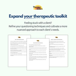 500 Therapy Questions Bundle | Therapy Interventions Therapy Cheat ...
