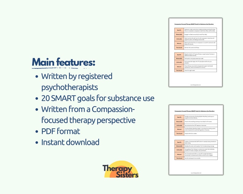 CFT SMART Goals for Addiction and Sobriety Treatment Planning ...