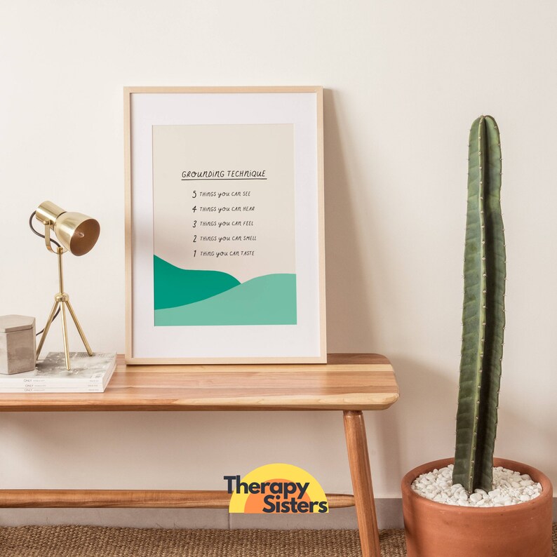 Grounding Therapy Office Decor Poster Confidentiality - Etsy