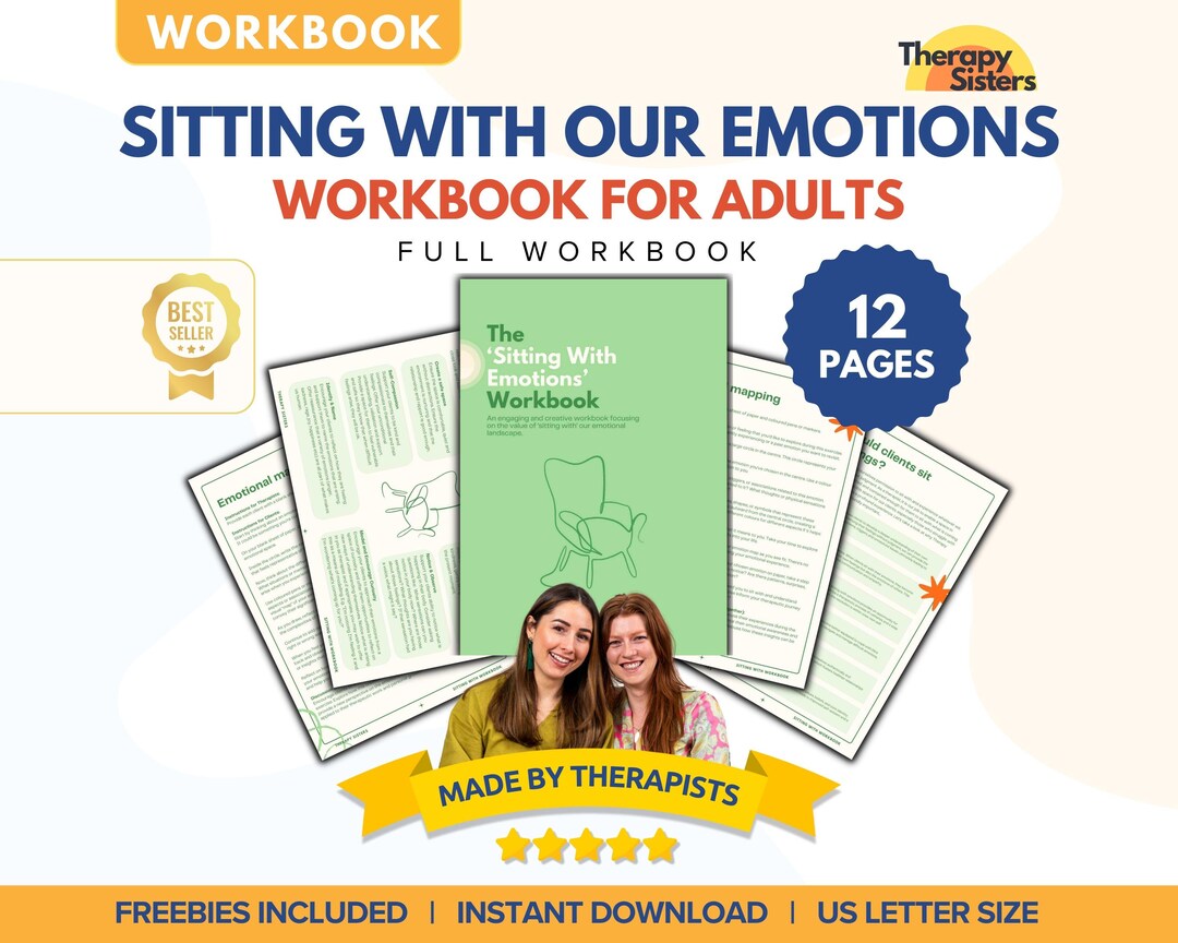 How to Sit With Our Emotions Worksheets for Adults | Sitting With ...