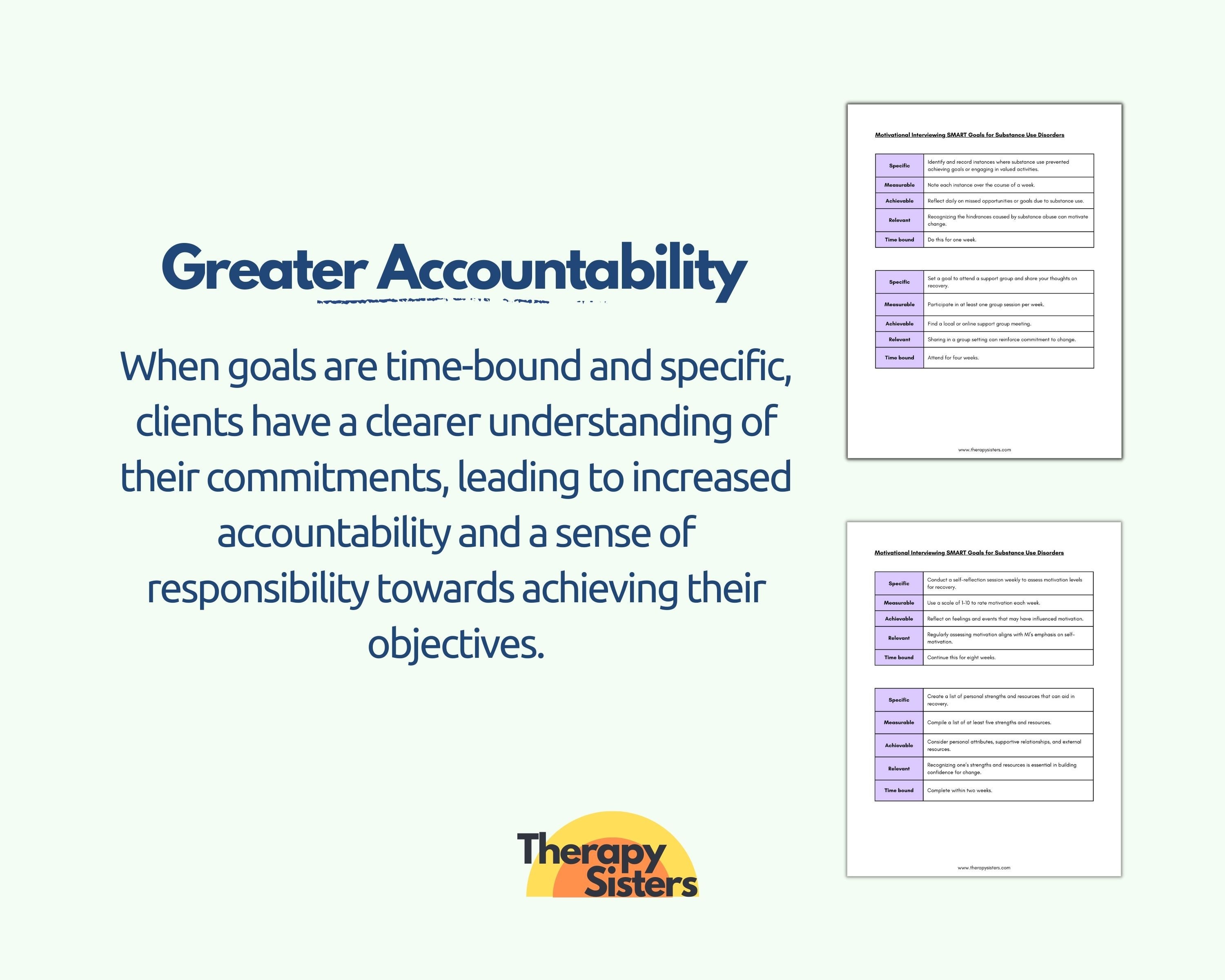 SMART Goals for Sobriety and Addiction Treatment Planning Substance ...