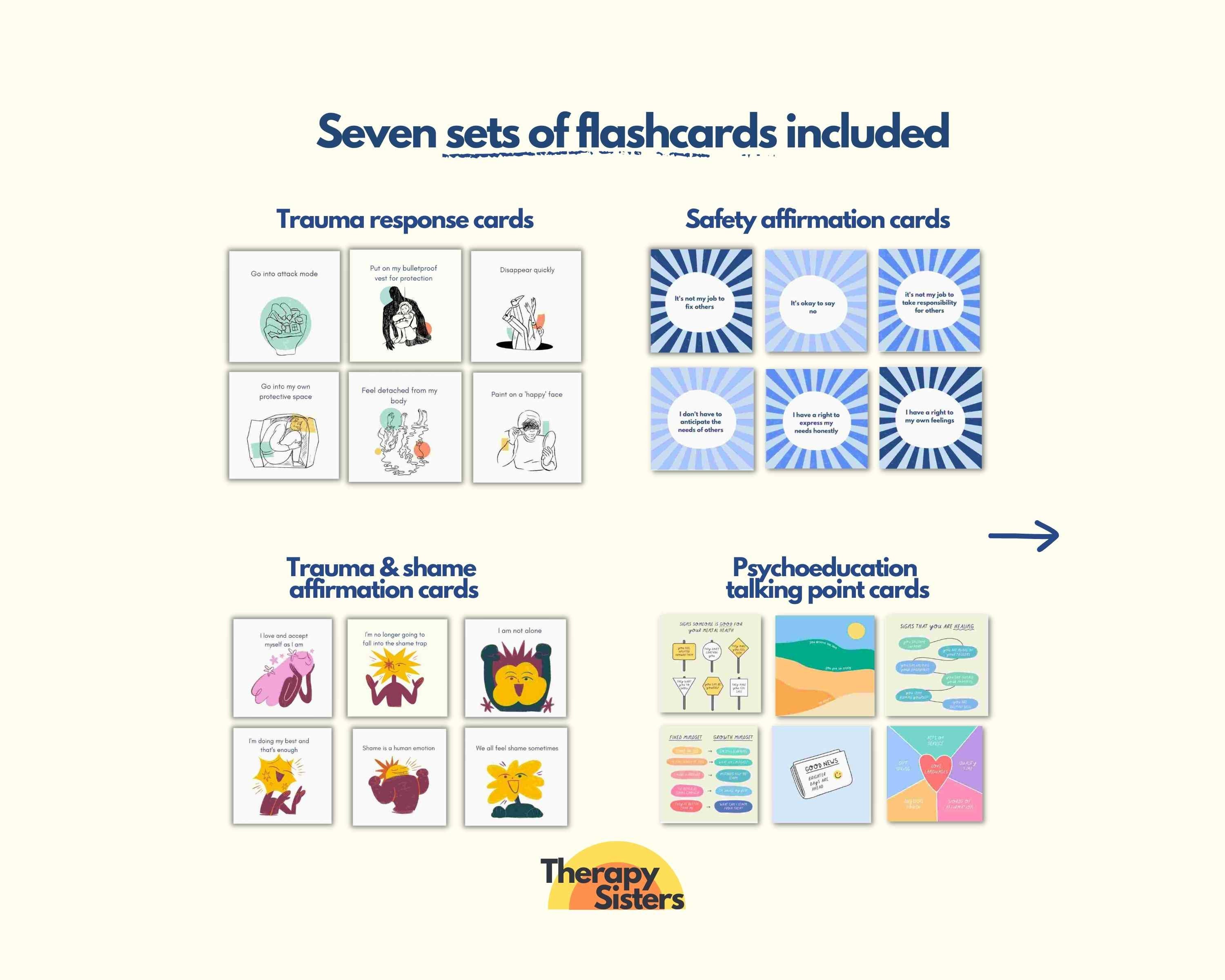 300 X Trauma Therapy Workbook Trauma Healing Workbook, Adult Trauma ...