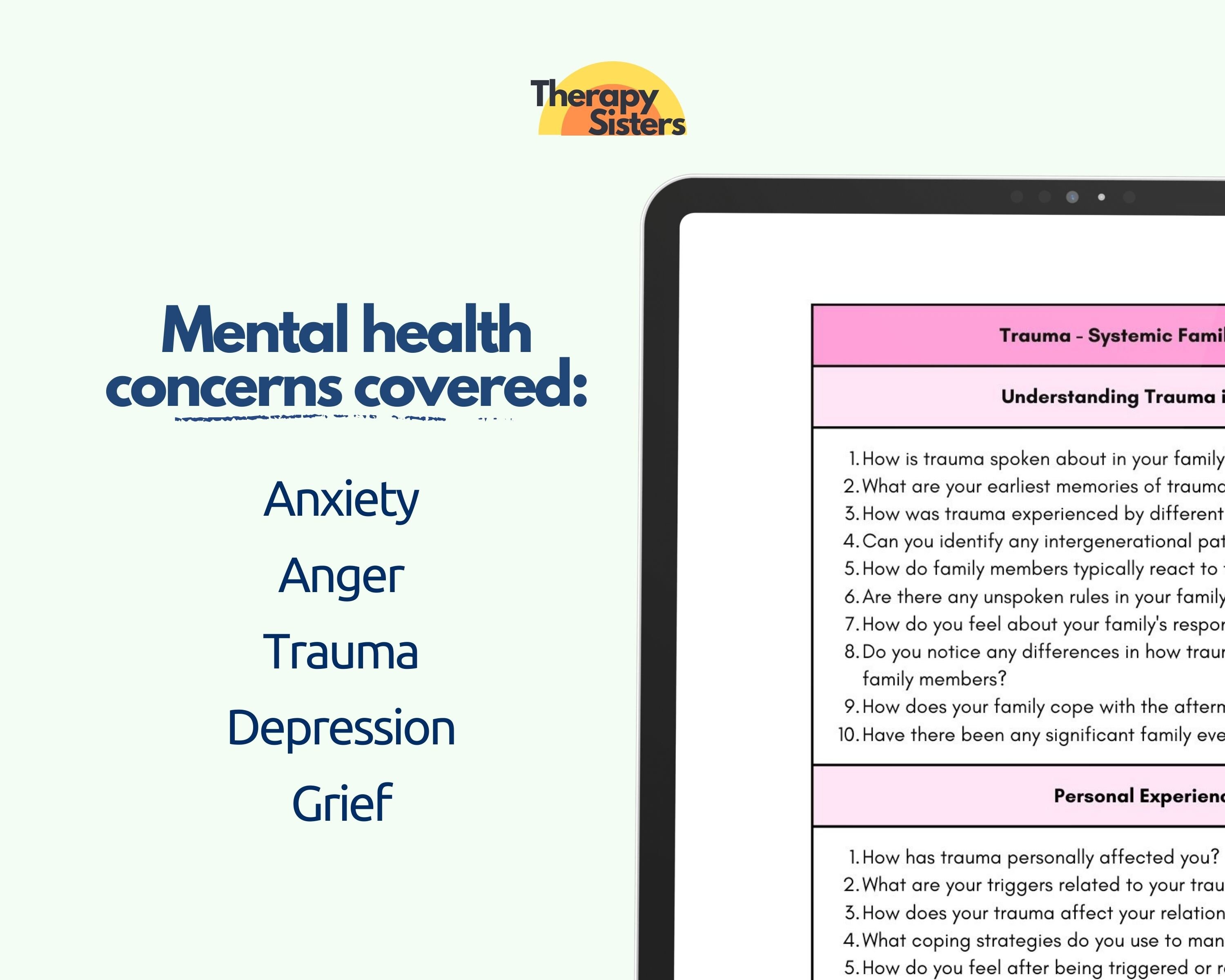500 Systemic Family Therapy Questions | Intervention Phrases HIPAA ...