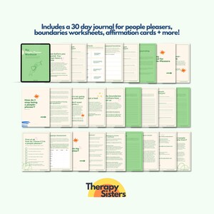 People Pleasing Workbook | Self Therapy Journaling Writing Prompts ...
