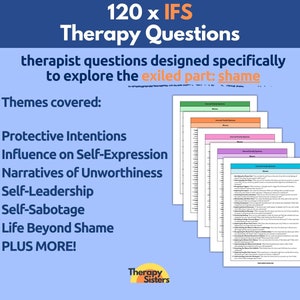120 X IFS Exiled Part SHAME Questions | Internal Family Systems Therapy ...