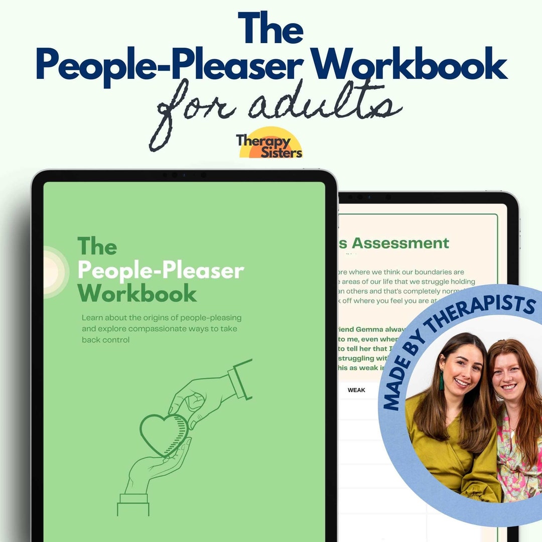 People Pleasing Workbook Self Therapy Journaling Writing Prompts ...