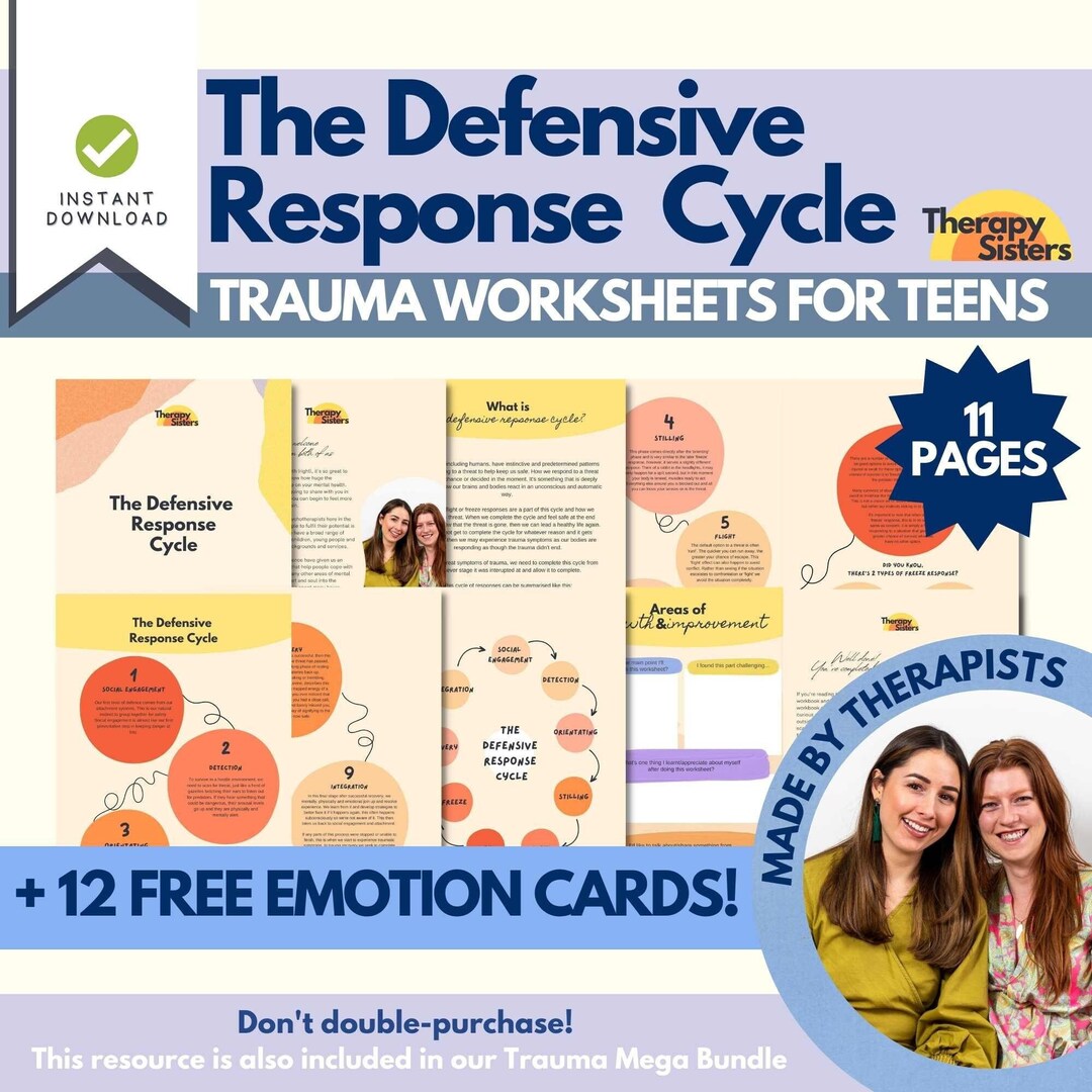 Trauma/ptsd Processing Workbook | Trauma Journal Printable CBT Anxiety ...