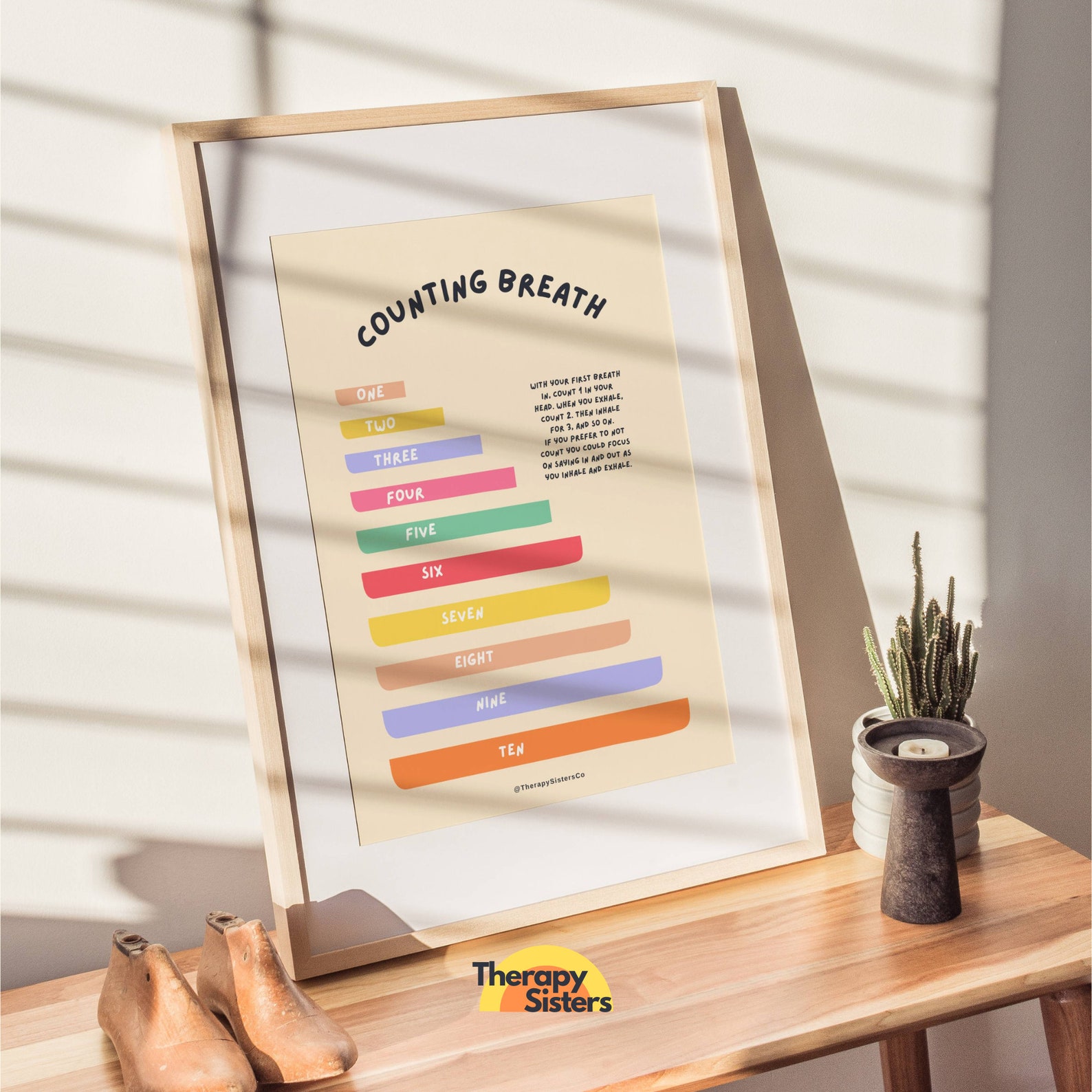 4 Mindful Exercises Posters School Counseling Sign Poster Psychologist ...