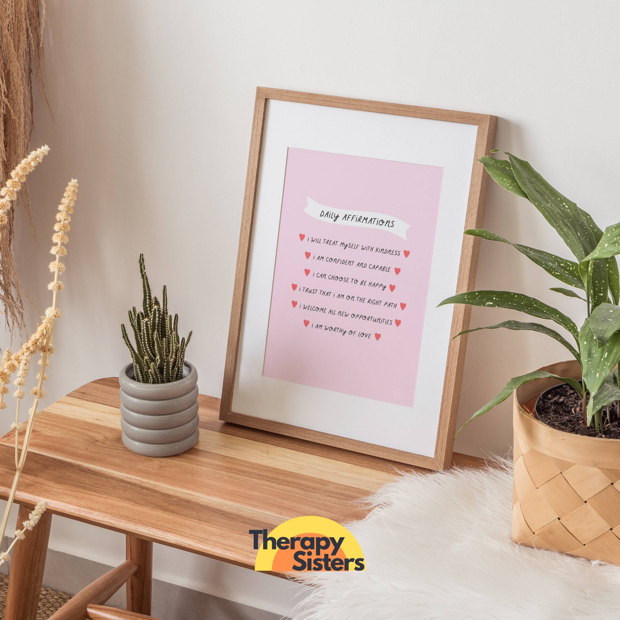 Positive Affirmations Therapy Office Decor Poster | Confidentiality ...