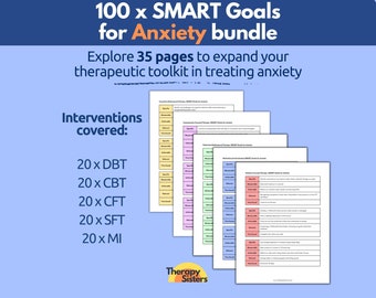 SMART Goals Treatment Planning Guide Therapy Interventions Therapy ...