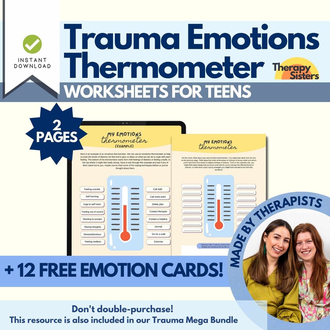 Trauma/ptsd Processing Workbook | Trauma Journal Printable CBT Anxiety ...