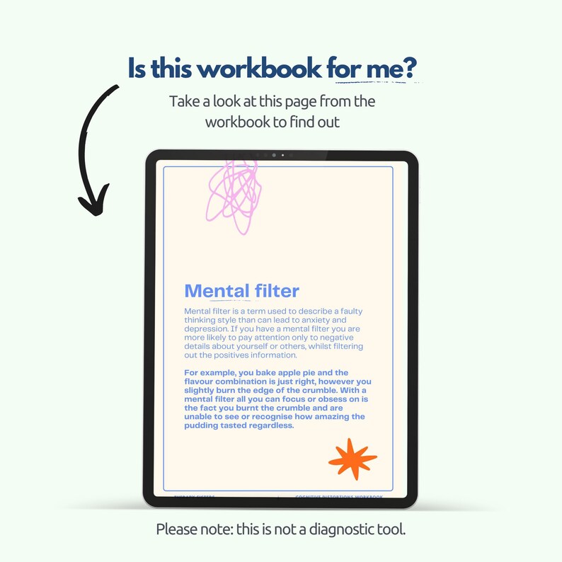 Cognitive Distortions Workbook Process Unhelpful Thinking Styles ...