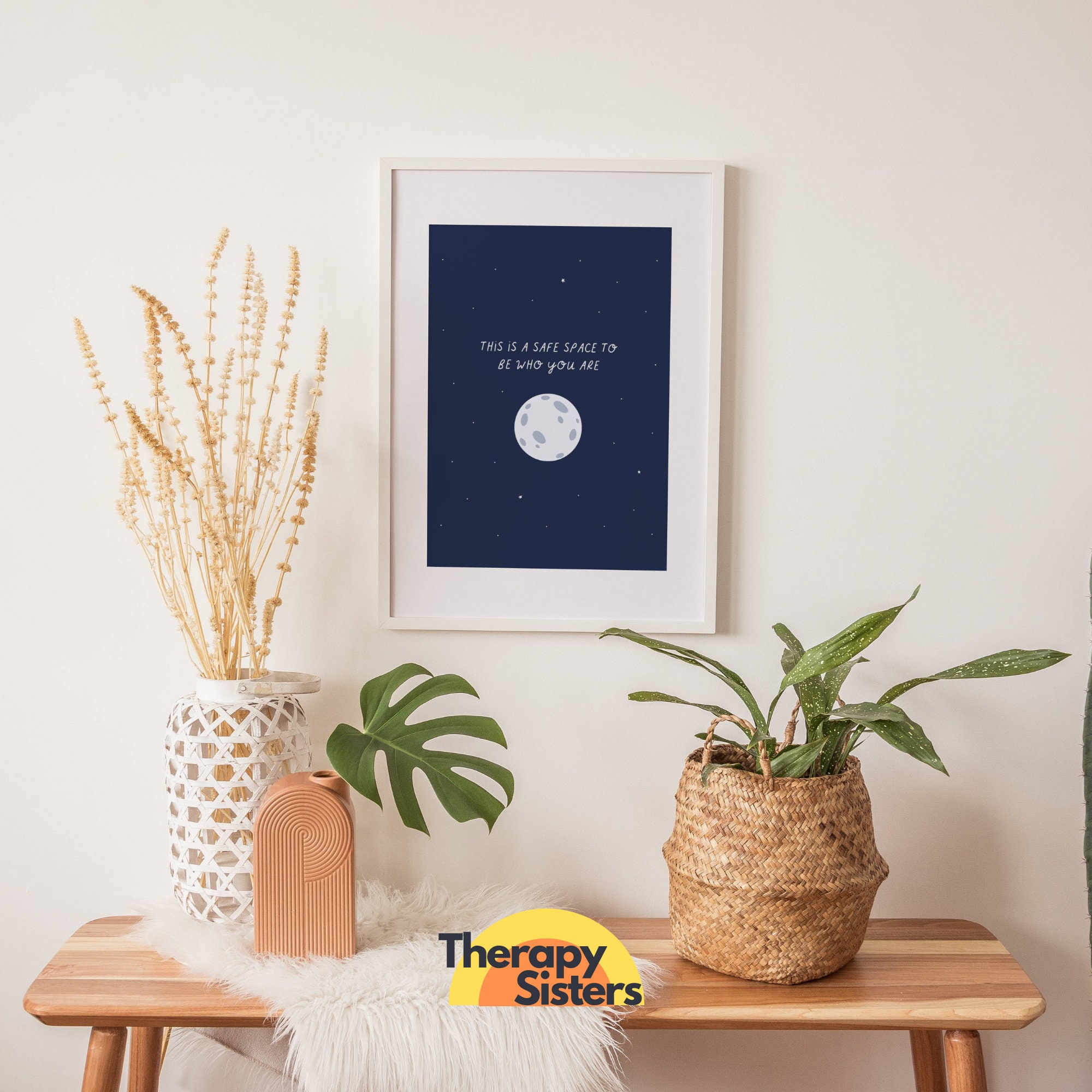 Safe Space Therapy Office Decor Poster | Confidentiality Therapy Office ...