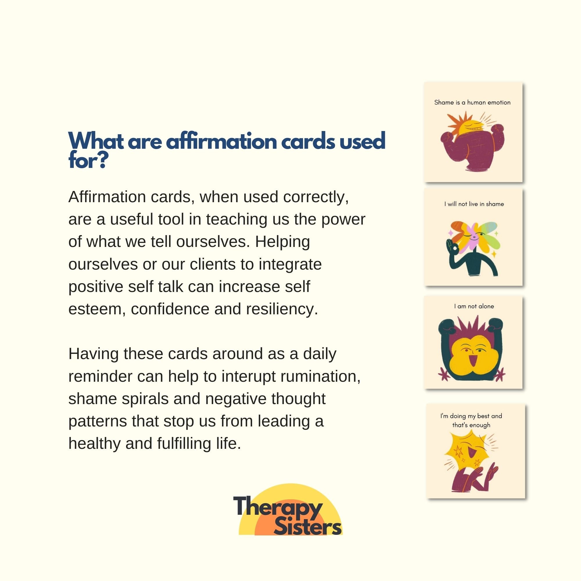 Trauma Flashcards Affirmation Trauma Journal Printable CBT Anxiety ...