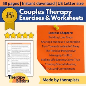 Couples Therapy Exercises and Fillable Worksheets | Communication Tools Couples Counselling ...