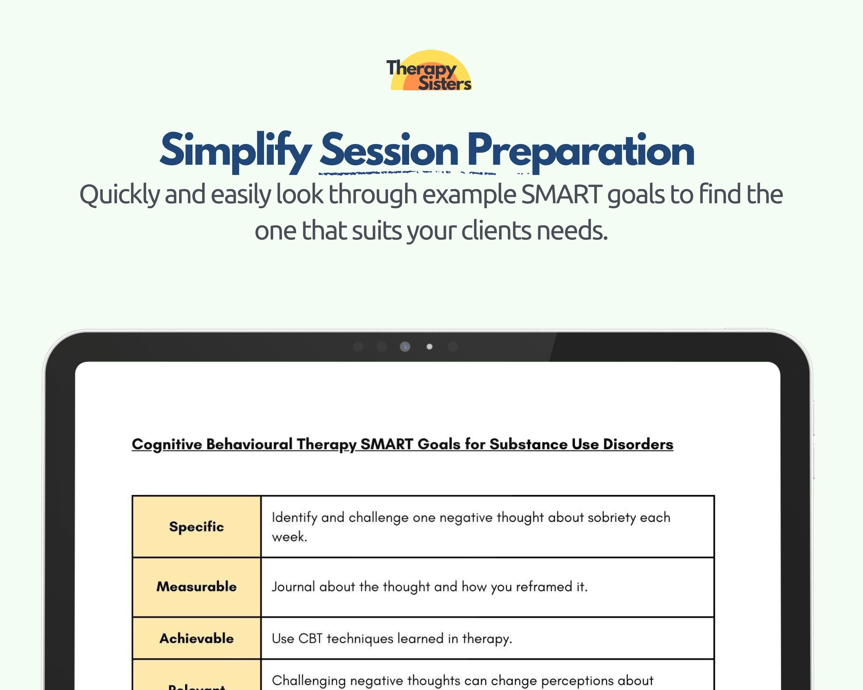 SMART Goals for Sobriety and Addiction Treatment Planning Substance ...