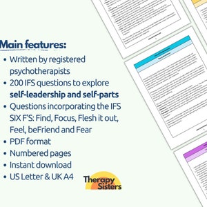 200 X IFS Self-leadership Questions Bundle | Internal Family Systems ...