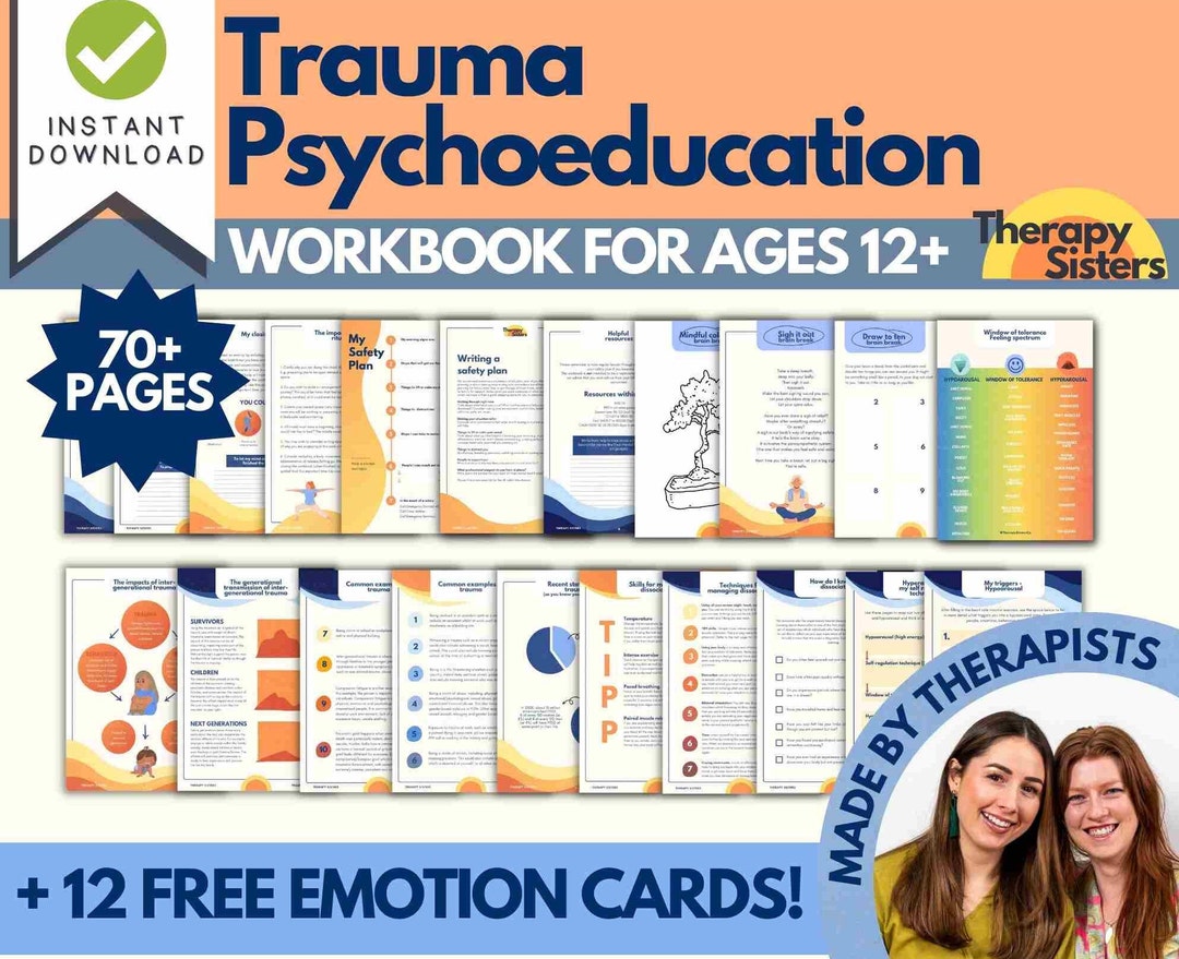 Trauma Psychoeducation Workbook Trauma Journal Printable CBT - Etsy
