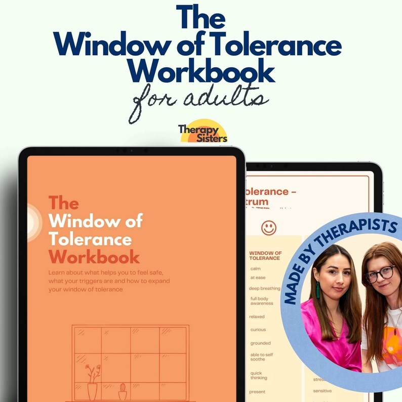 Window of Tolerance Worksheets for Adults Nervous System Polyvagal ...