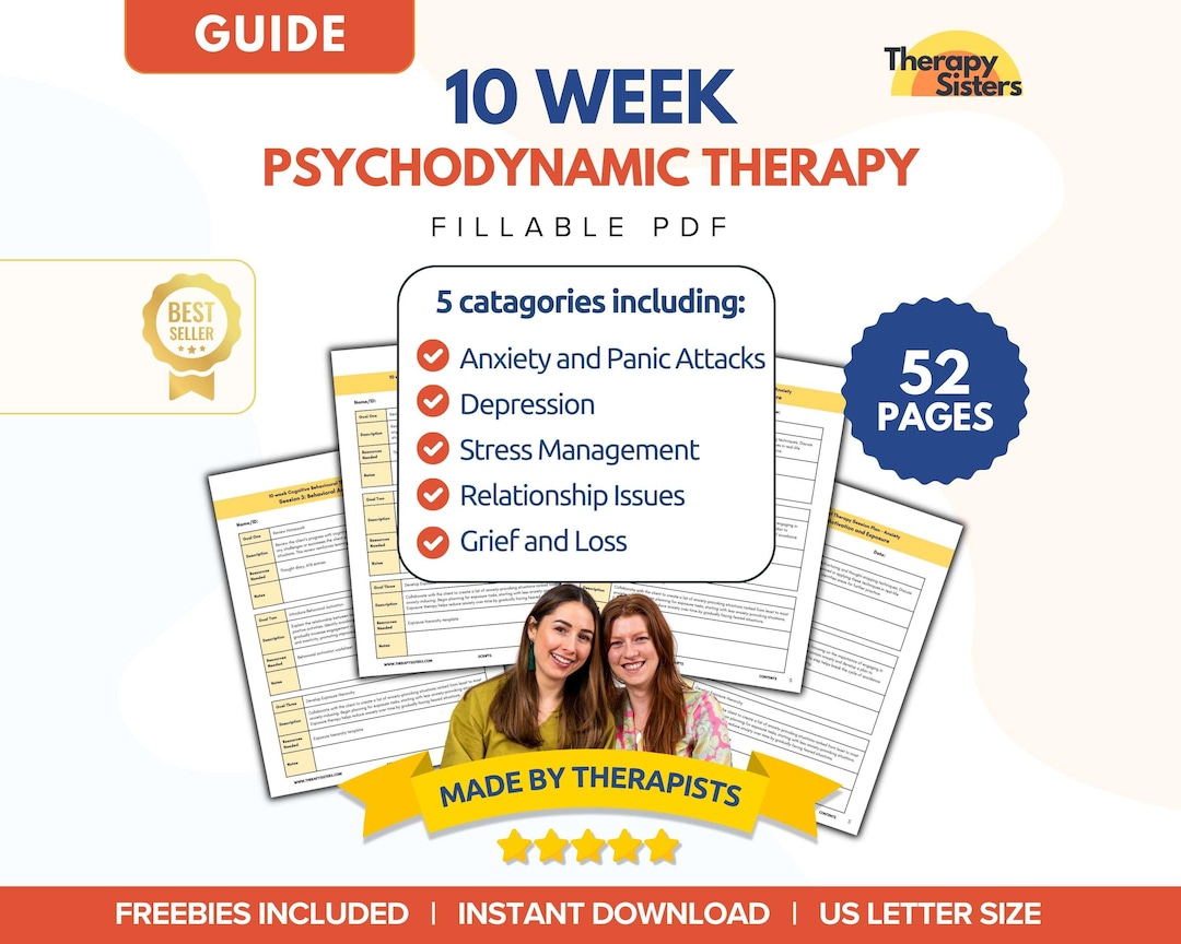 10 Week Psychodynamic Session Plans | Therapy Scripts Progress Notes ...