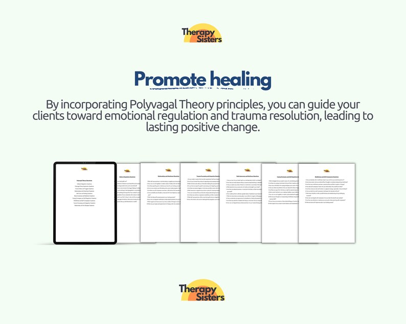 100 Polyvagal Theory Questions for Therapists | Therapy Interventions ...