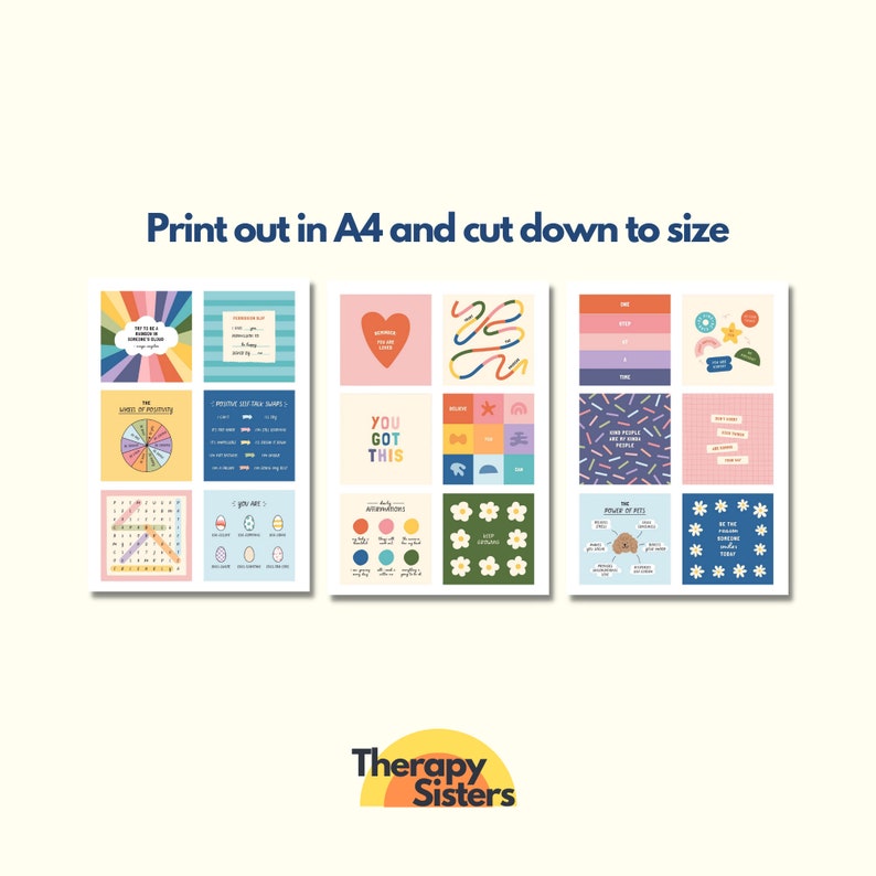 25 Positive Affirmation Cards | Growth Mindset Flash Cards ...