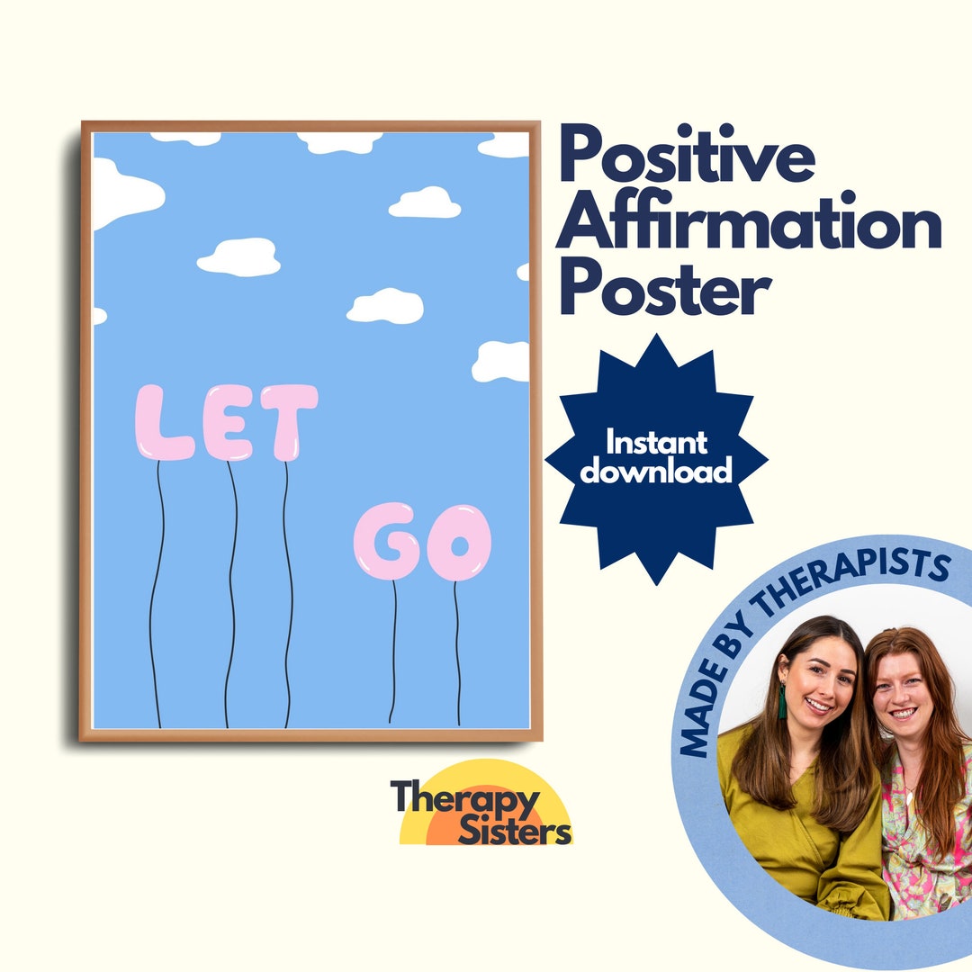 Positive Affirmation Therapy Office Decor Poster | Therapy Office Art ...