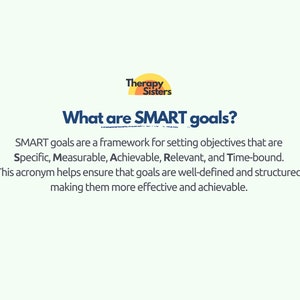 SMART Goals Treatment Planning Guide | Therapy Interventions Therapy ...