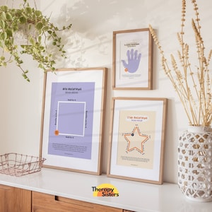 3 Mindful Breathing Posters | School Counseling Sign Poster ...