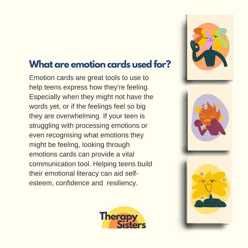 40 Teen Boys Emotion Cards | Conversation Starter Adolescent Emotions ...