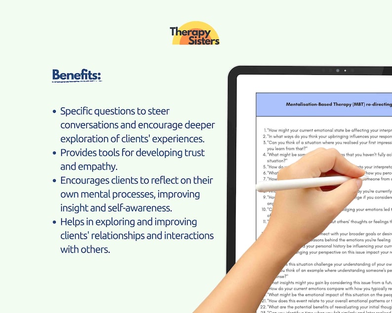 100 MBT Redirecting Therapy Questions Mentalization Based Therapy ...