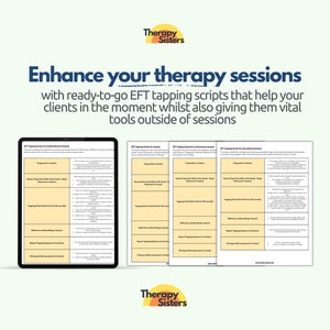 EFT Tapping Therapy Scripts | Therapy Tools Therapy Intervention ...