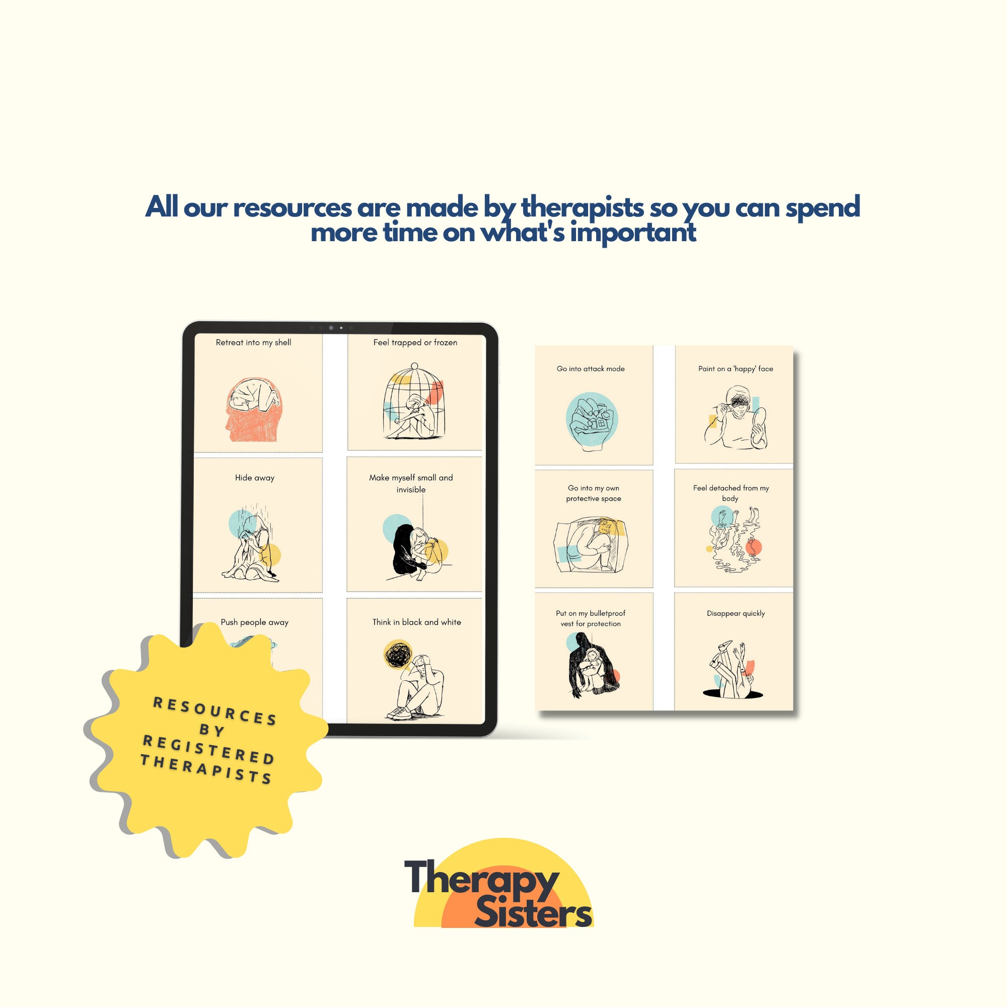 Trauma/ptsd Response Cards Teen Therapy Card Deck Counselling Tool ...