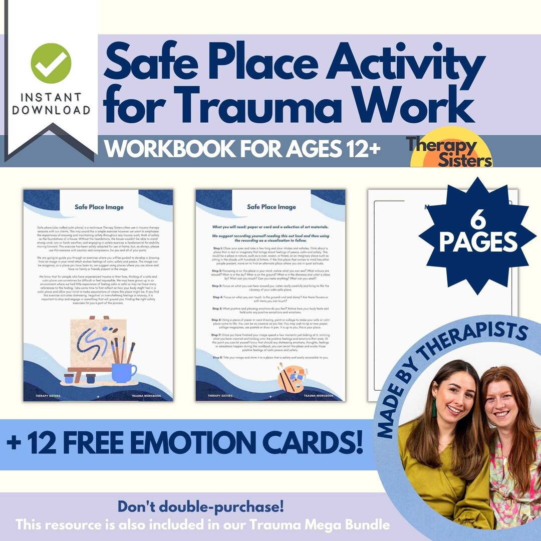 Trauma Informed Safe Place Therapeutic Activity | Trauma ...