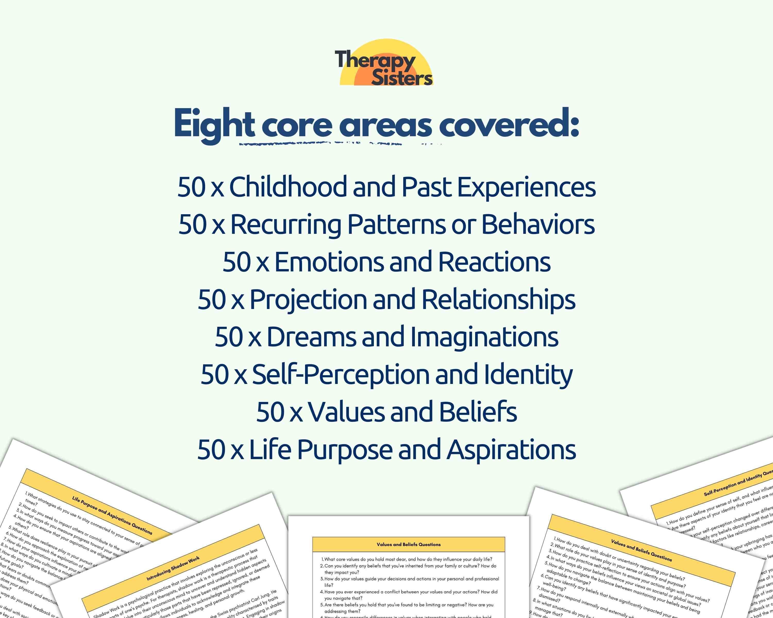 Shadow Work Therapist Questions Psychologist Resource Therapist Tools ...