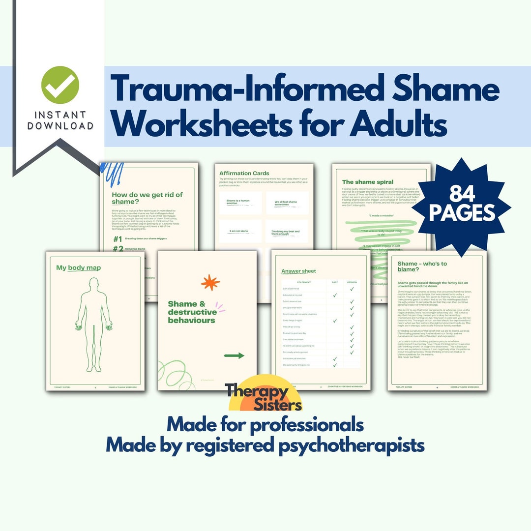 Trauma/ptsd Processing Workbook Trauma Journal Printable CBT - Etsy