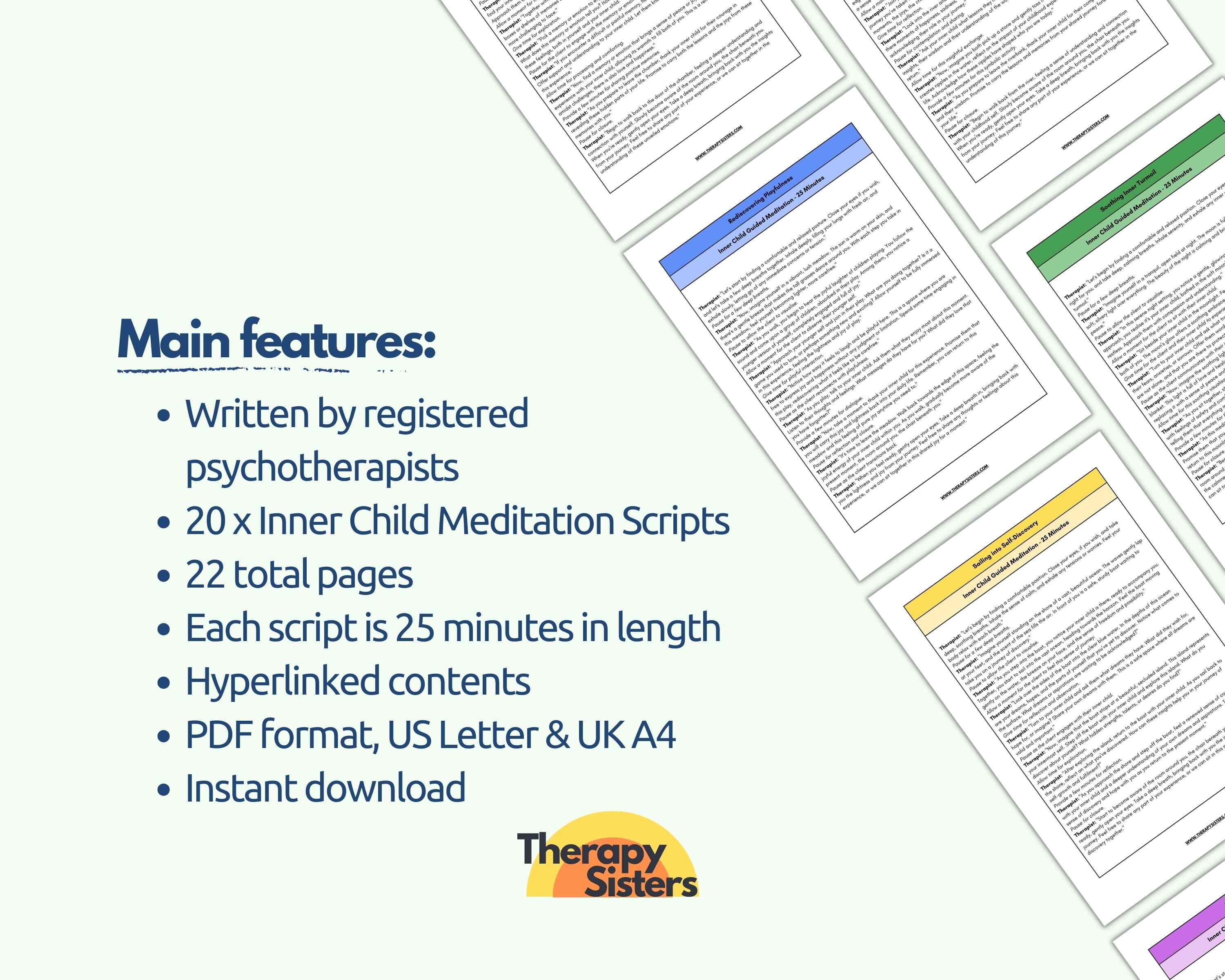 20 X 25-minute Inner Child Guided Meditation Scripts | Psychologist ...