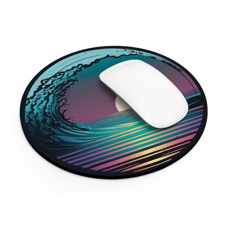 Retro Wave Mouse Pad - Etsy