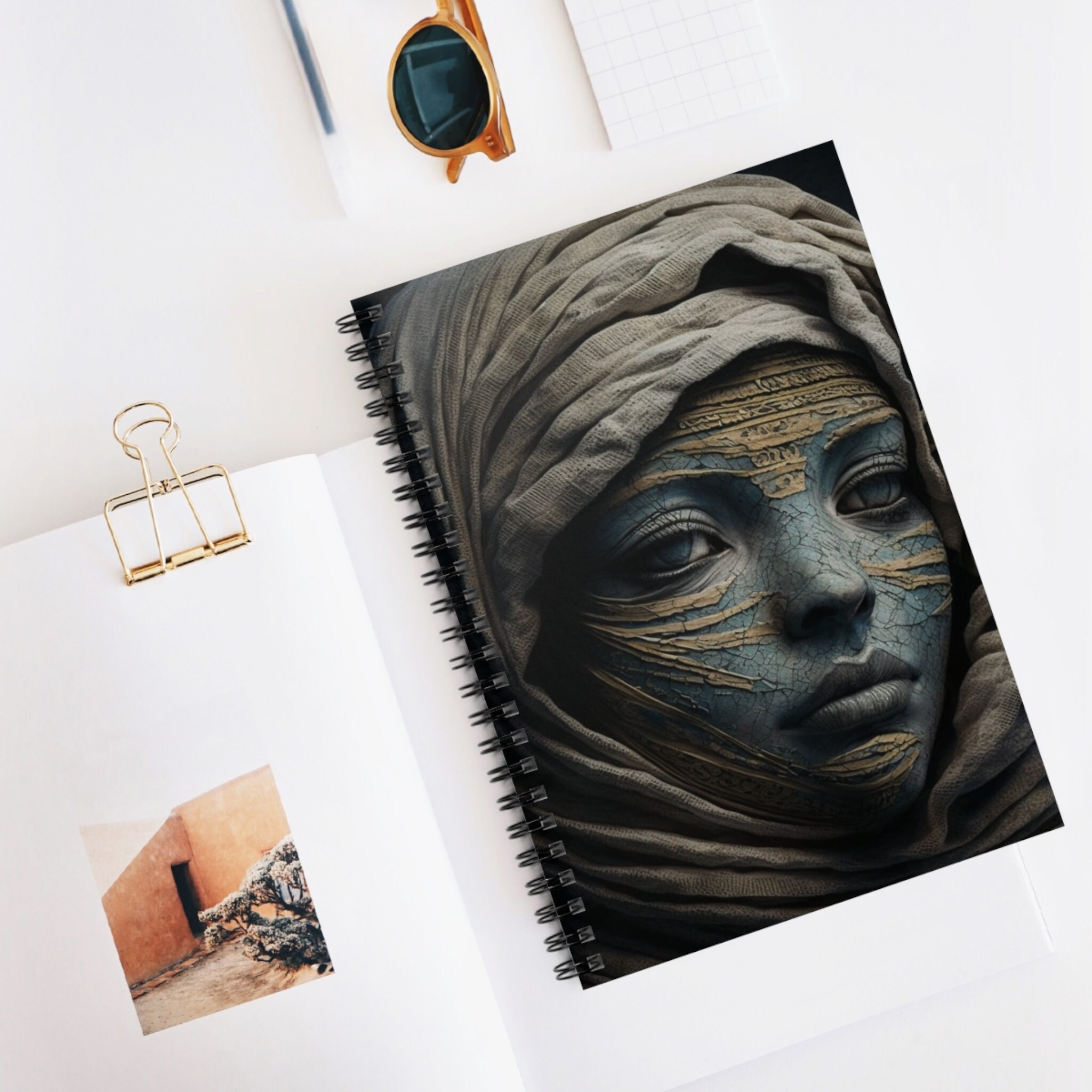 Female Mummy: Eternal Beauty Spiral Notebook - Etsy