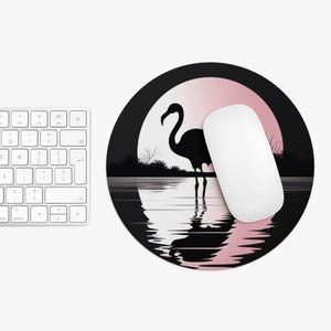 Pink Flamingo Fantasy Mouse Pad - Etsy
