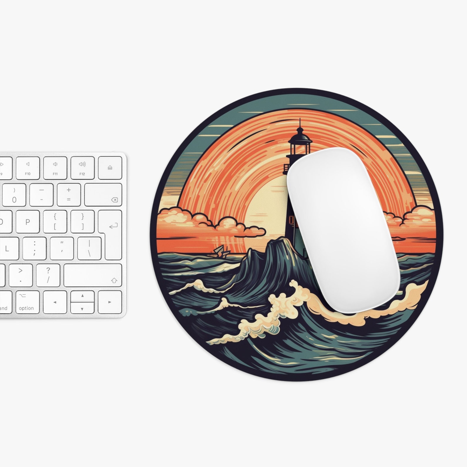Nautical Radiance Mouse Pad - Etsy