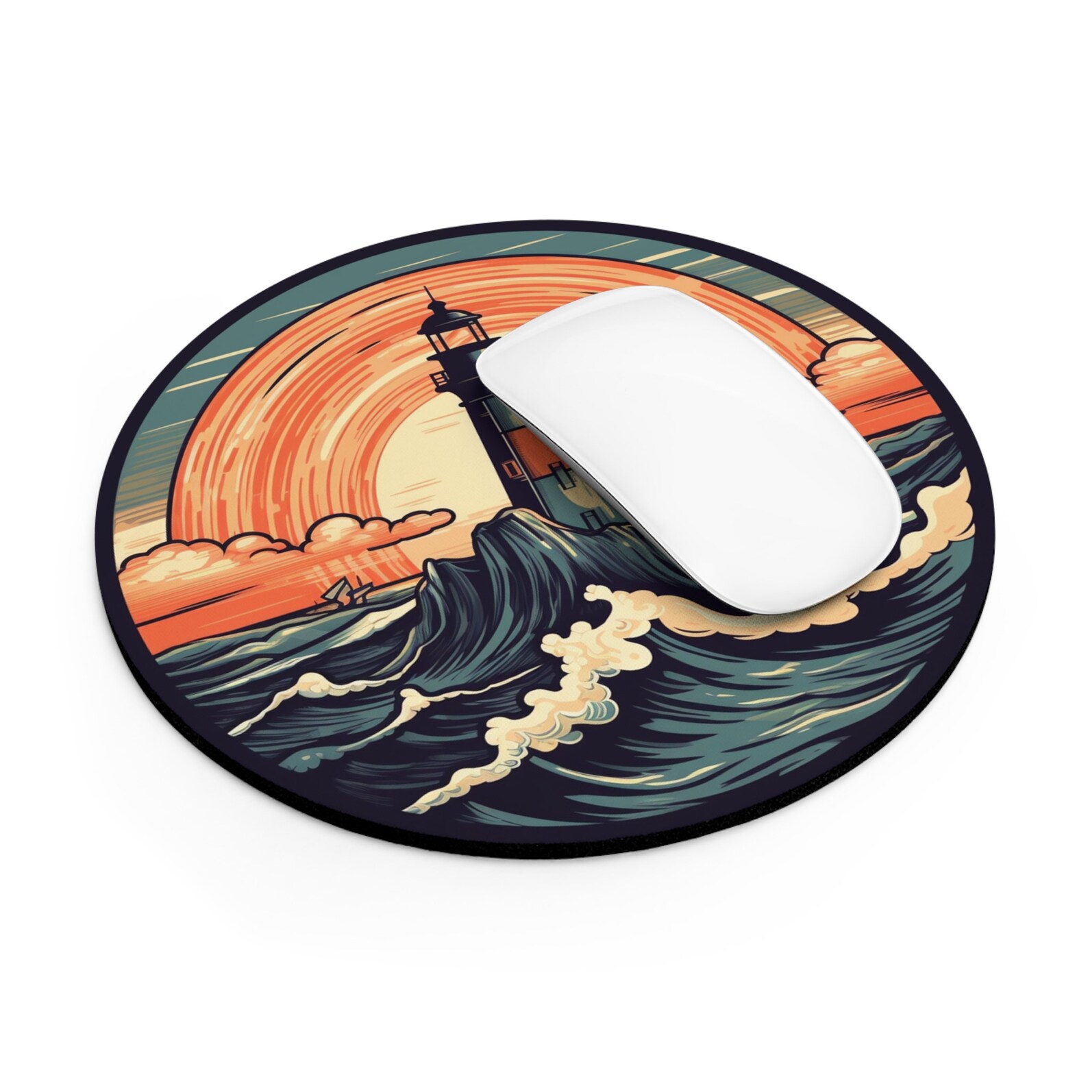 Nautical Radiance Mouse Pad - Etsy
