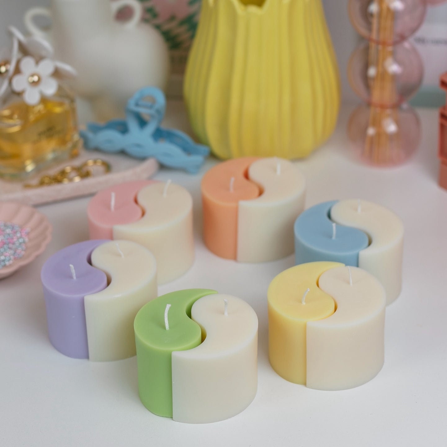 Yin Yang Natural Soy Candle Decorative Perfect Gift - Etsy