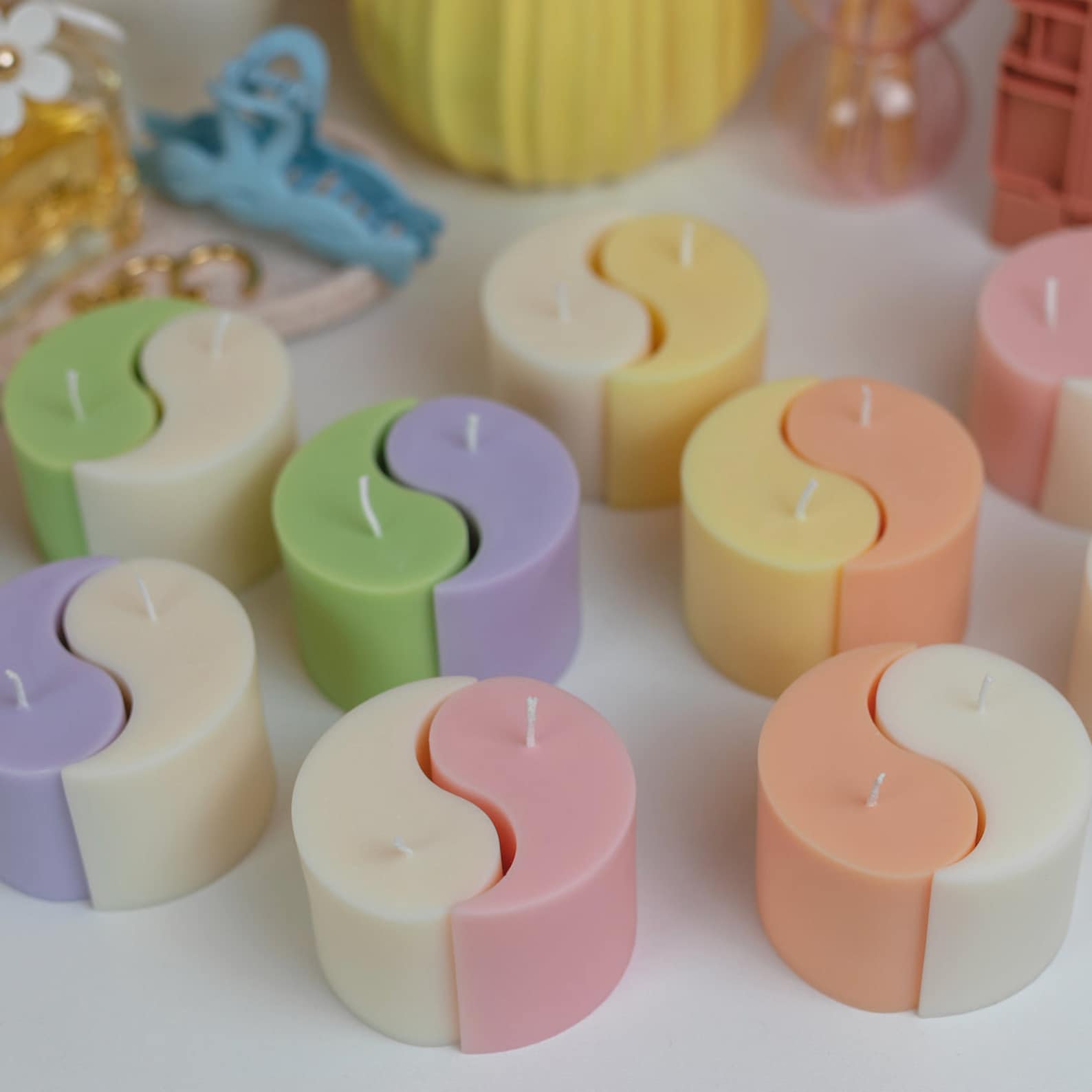 Yin Yang Natural Soy Candle Decorative Perfect Gift - Etsy