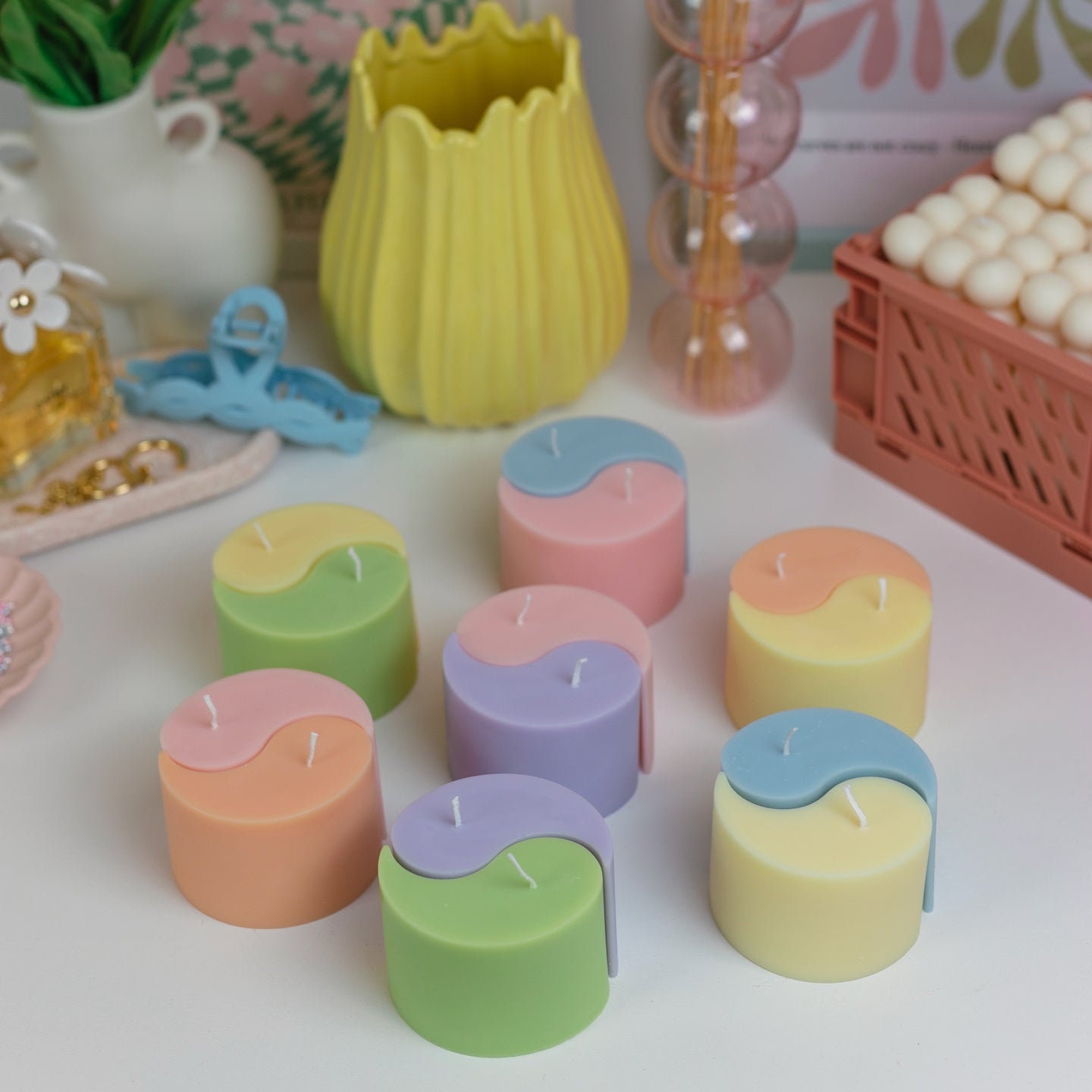 Yin Yang Natural Soy Candle Decorative Perfect Gift - Etsy
