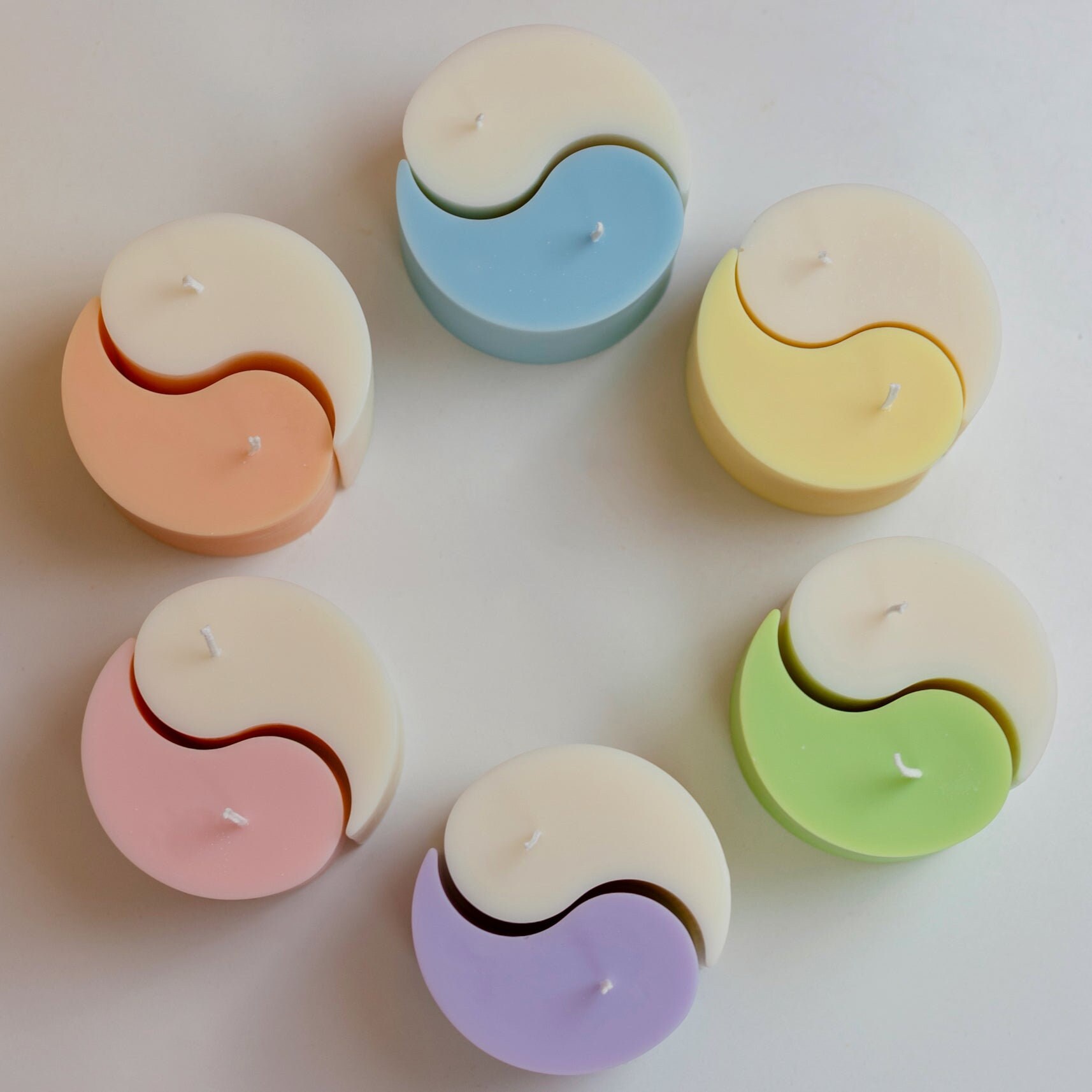 Yin Yang Natural Soy Candle Decorative Perfect Gift - Etsy