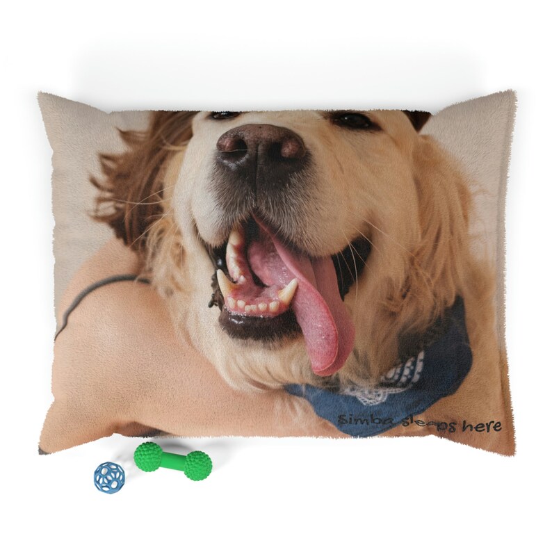Personalized Pet Bed Add Pet Name and Photo - Etsy