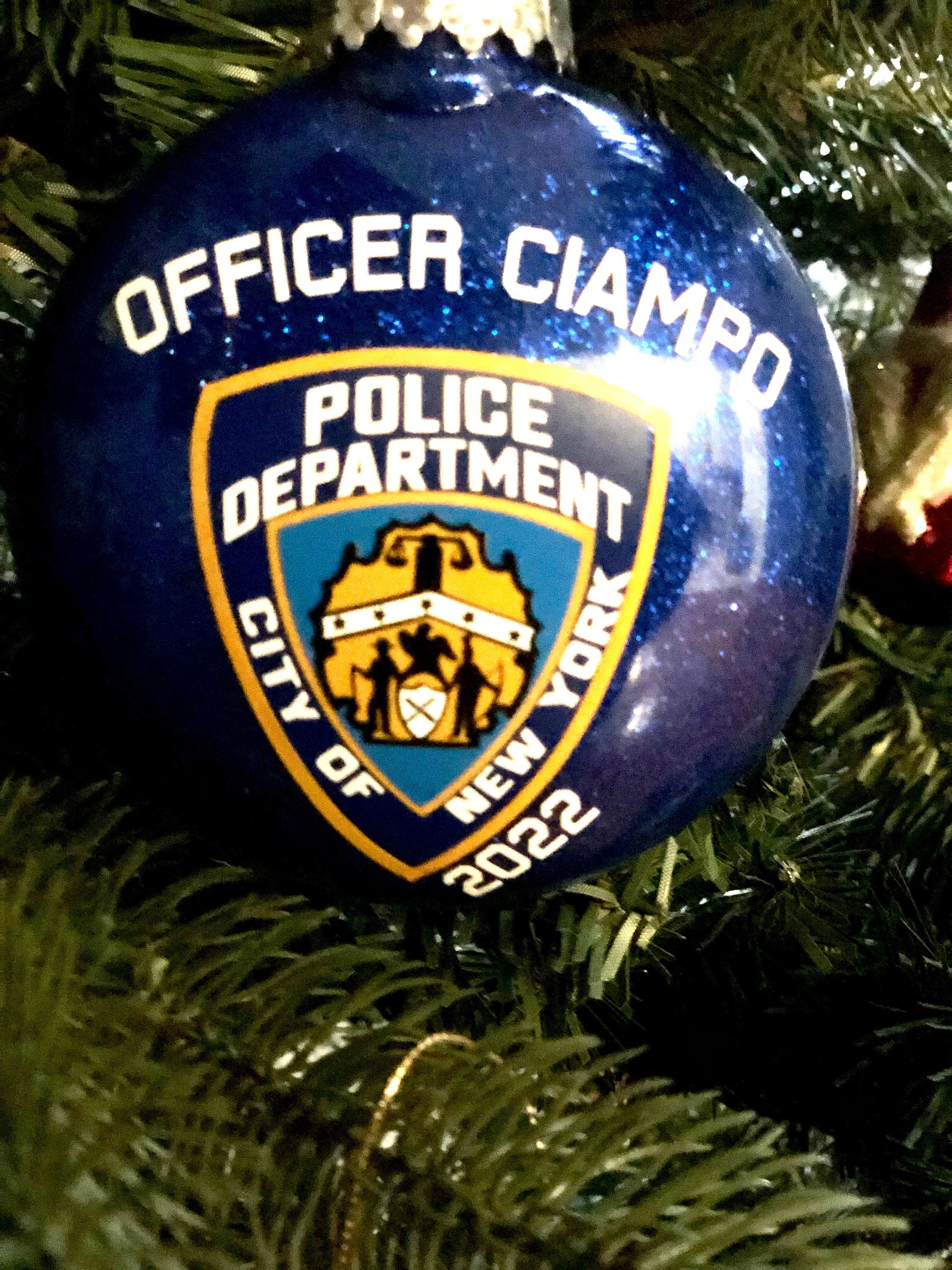 NYPD Embelm Police Ball personalized - Etsy